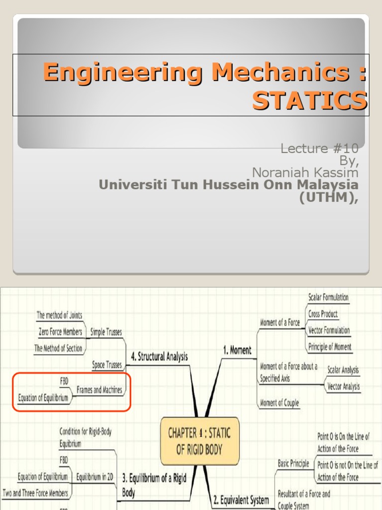 Chapter 4.c (Frame& Machine) | PDF | Truss | Structural Analysis