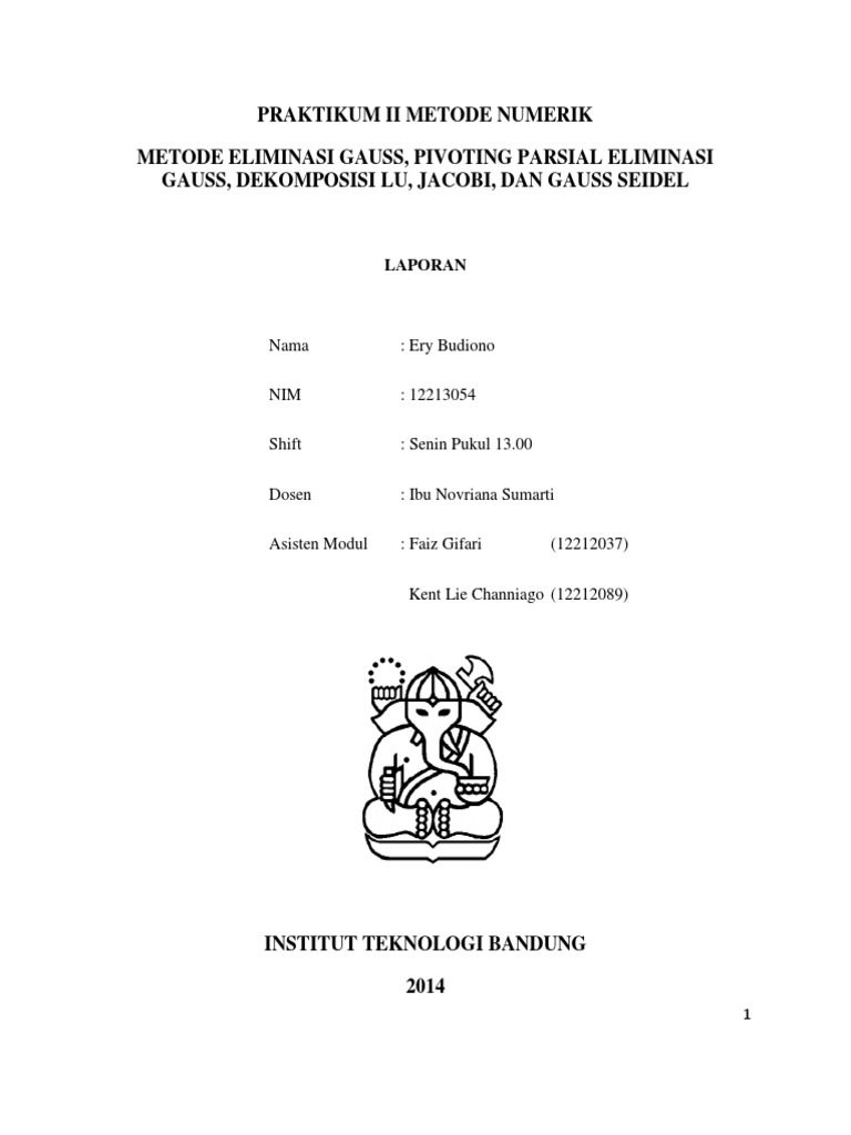 Praktikum II Metode Numerik | PDF