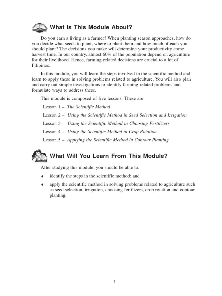 Using Scientific Method in Agriculture | PDF | Compost | Seed