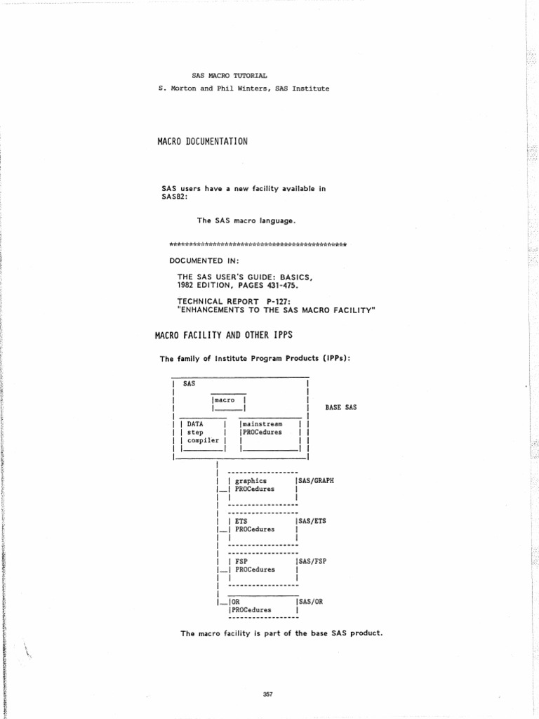 Sas Macro Tutorial Imp Pdf Sas Software Parameter Computer Programming