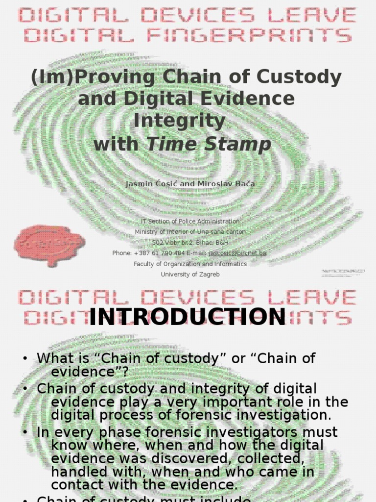 Timestamp Integrity | PDF | Cryptography | Encryption