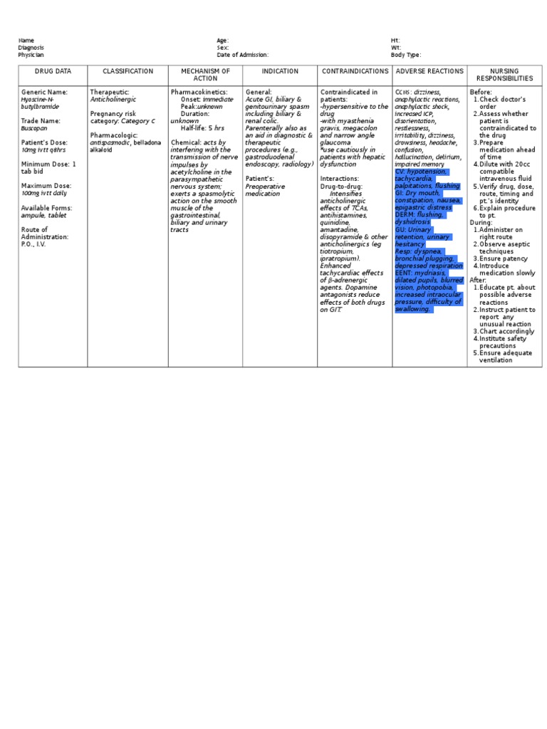 HNBB | PDF | Drugs Acting On The Nervous System | Medicine