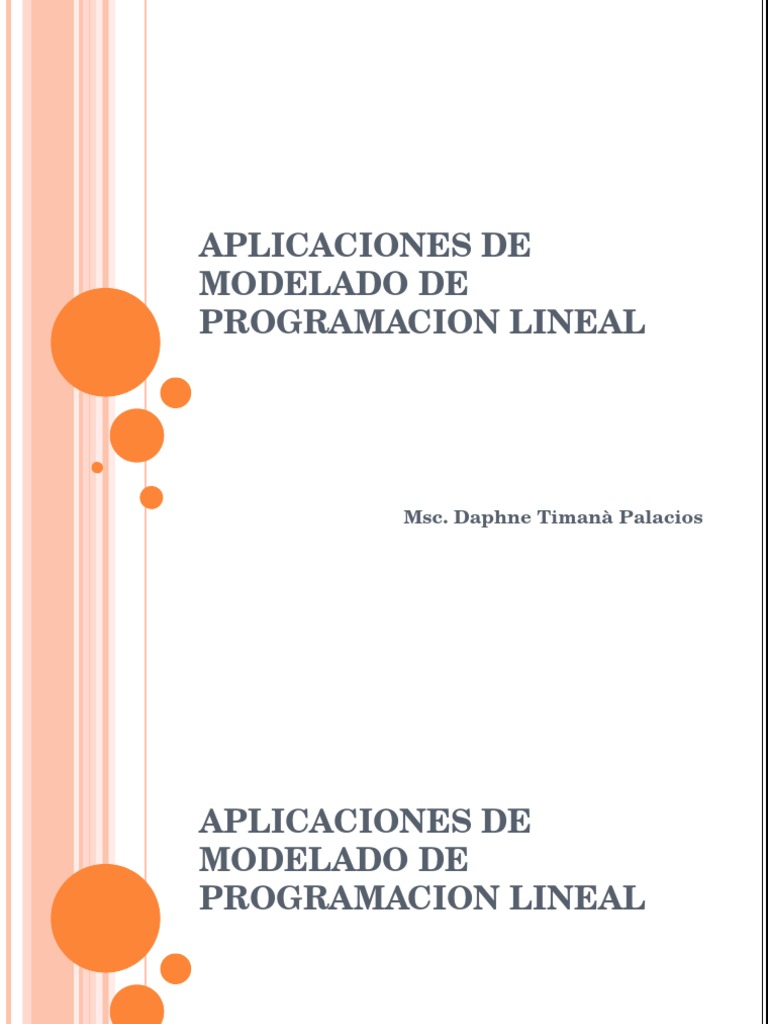 Aplicaciones de Modelo de Progrmacion Lineal | PDF | Programación lineal | Publicidad