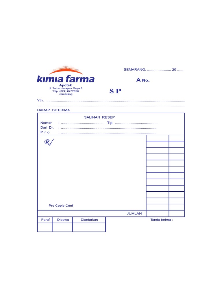 Nota Kimia Farma PDF | PDF