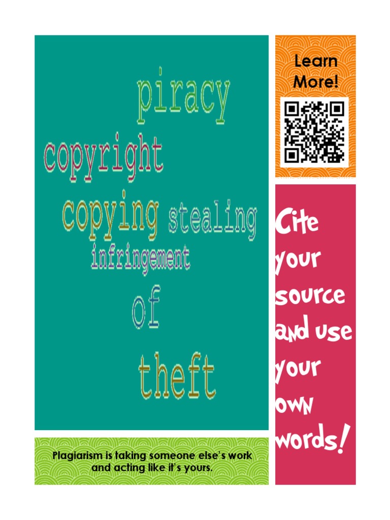 Plagiarism Poster | PDF