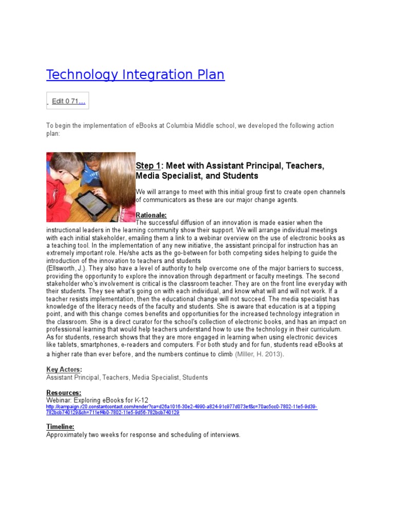 Tech Intergration Project Part 3 - Diffusion of Innovations Medt 8461 ...