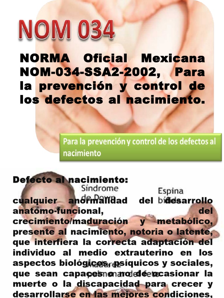 Nom 034 Ssa2 2002 | PDF | Especialidades Medicas | Enfermedades y ...