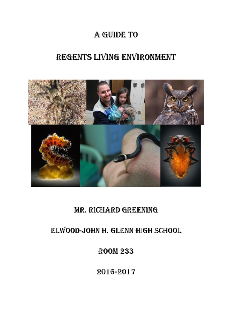 A Guide To Living Environment | PDF | Homework | Test (Assessment)
