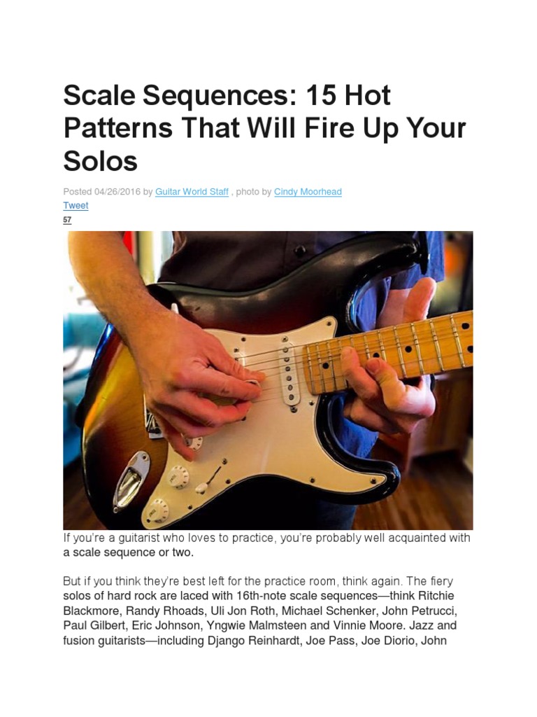 Scale Sequences | PDF | Mode (Music) | Scale (Music)