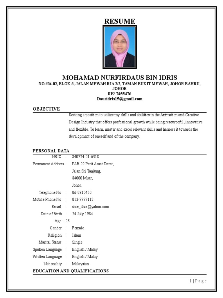 Contoh Resume | PDF | Software | Computing And Information Technology