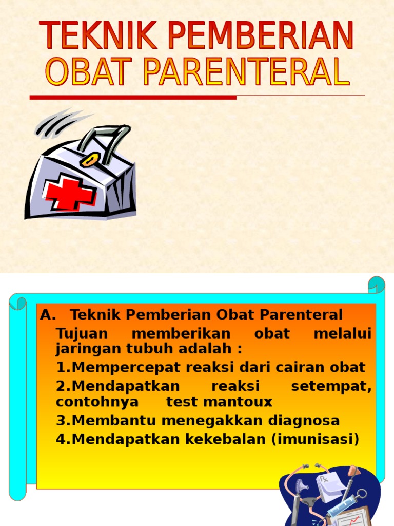 Teknik Pemberian Obat Parenteral | PDF