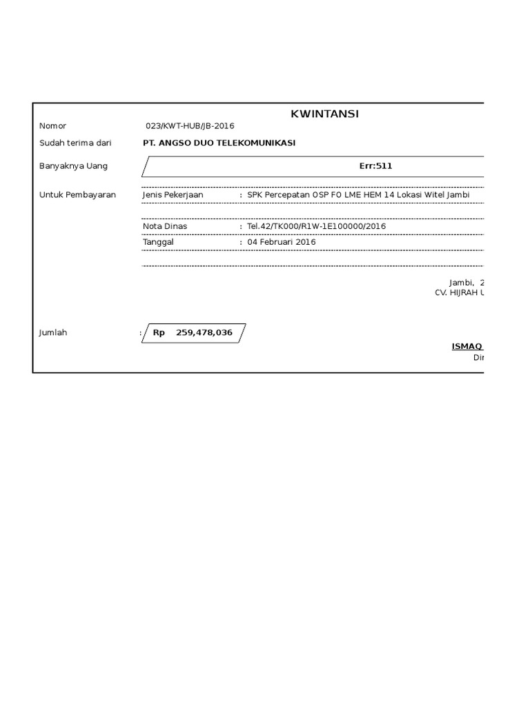 KWT & Invc LME Sampoerna | PDF