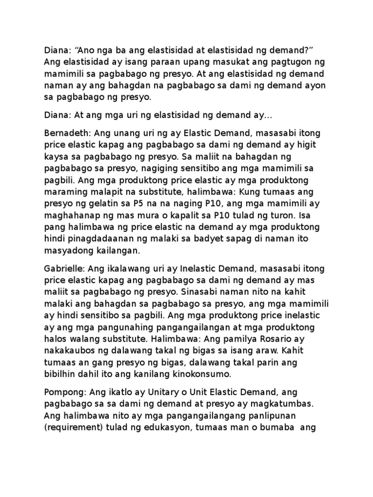 Elastisidad NG Demand Group III | PDF