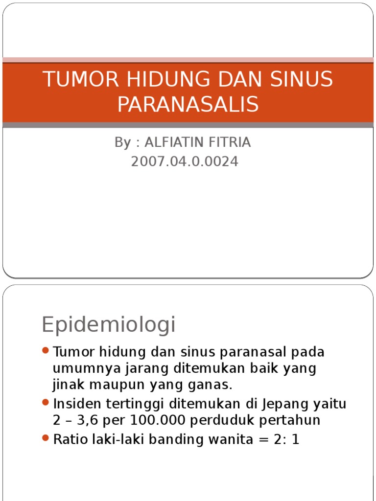 Tumor Hidung Dan Sinus Paranasalis | PDF