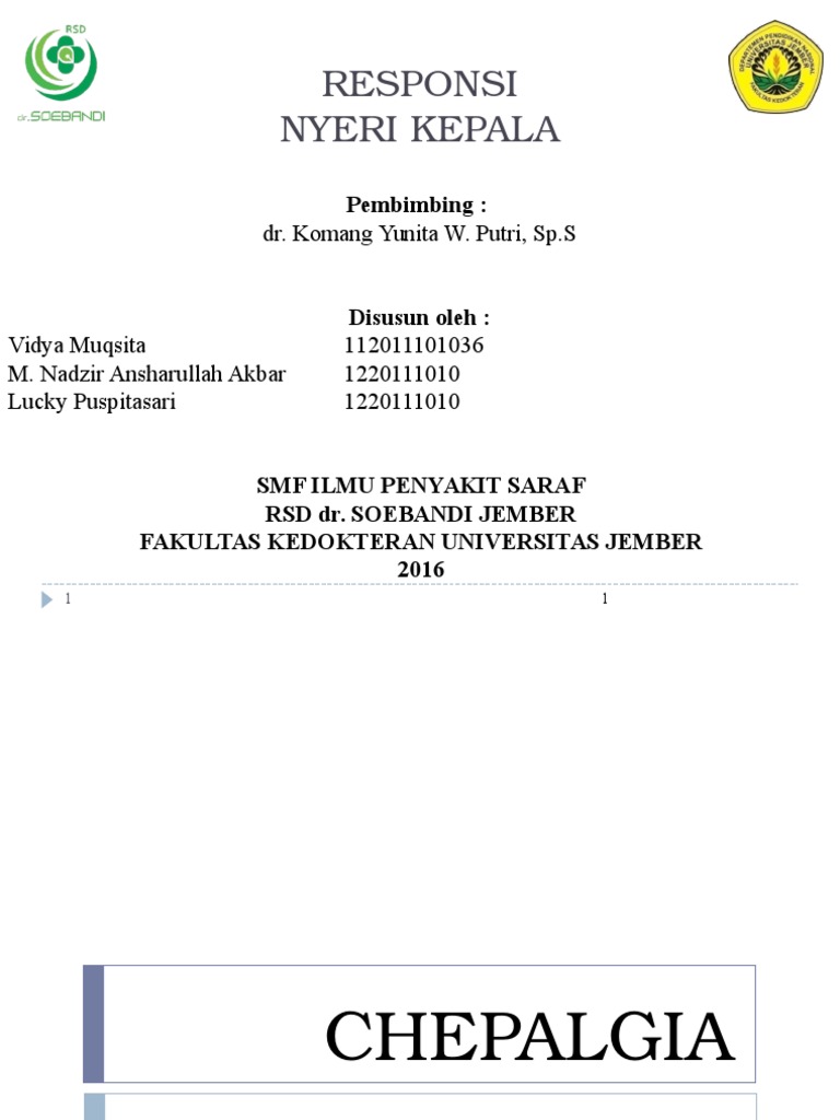 Responsi Chepalgia | PDF