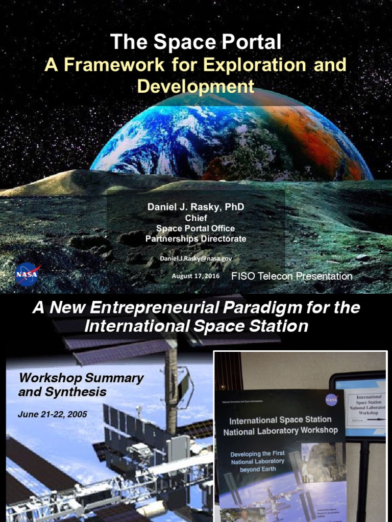 NASA FISO Presentation: NASA Space Portal - A Framework For Space ...