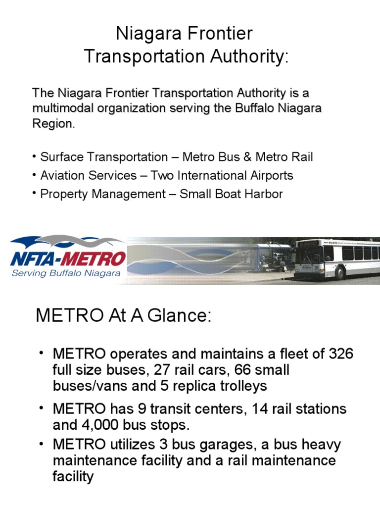 NFTA Transit Overview and Schedules | PDF | Technology & Engineering