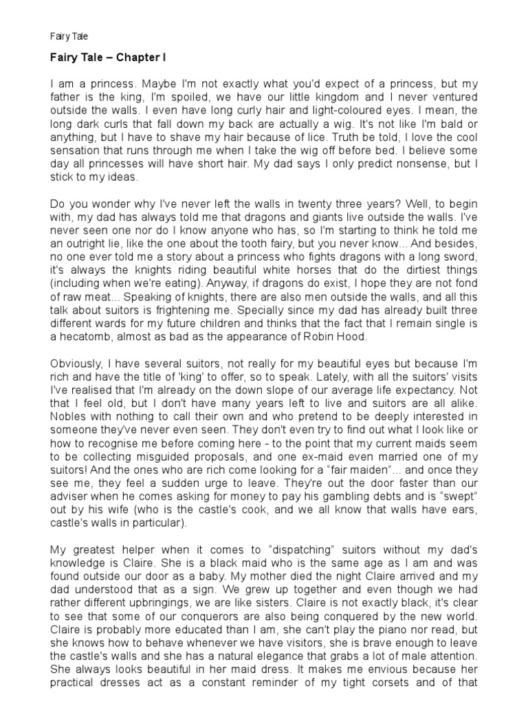 Fairy Tale - Chapter I | PDF | Fairies