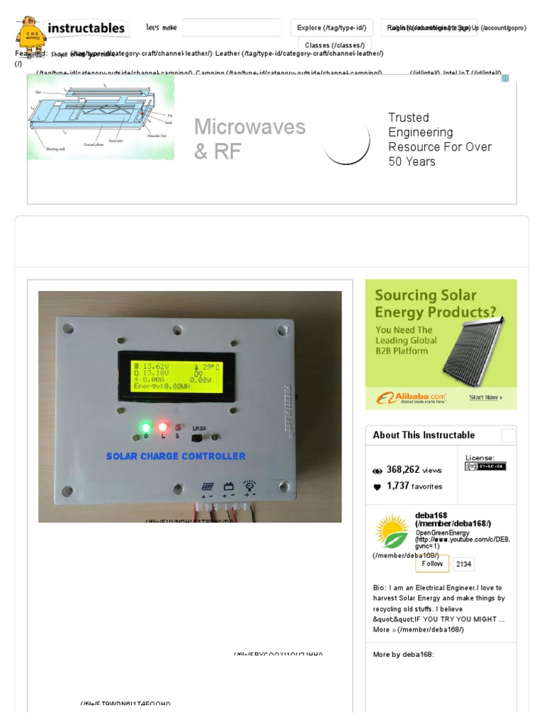Arduino Solar Charge Controller (Version 2 | PDF | Battery Charger ...