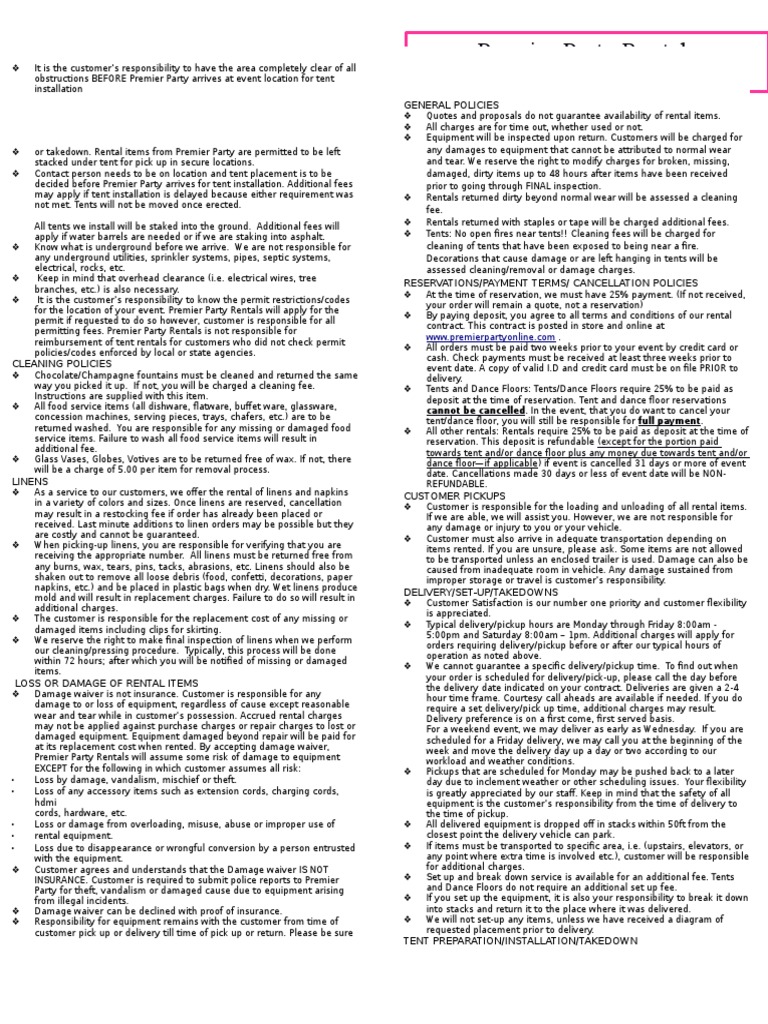 General Policies | PDF | Credit Card | Fee