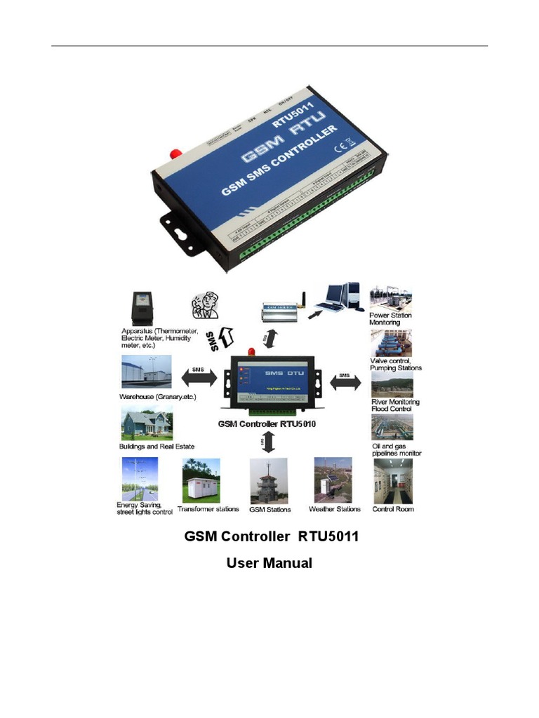 Configuración del Controlador GSM RTU5011 | PDF | Servicio de mensajes ...