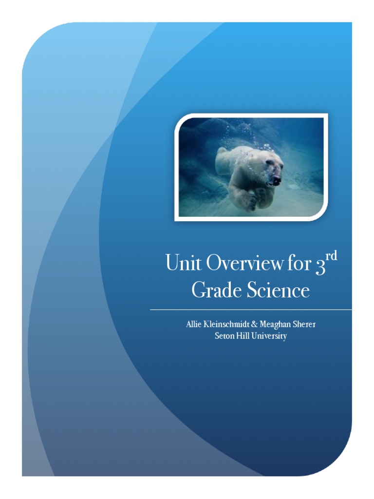 3rd Grade Arctic Animals Science Unit | PDF | Penguin | Antarctica
