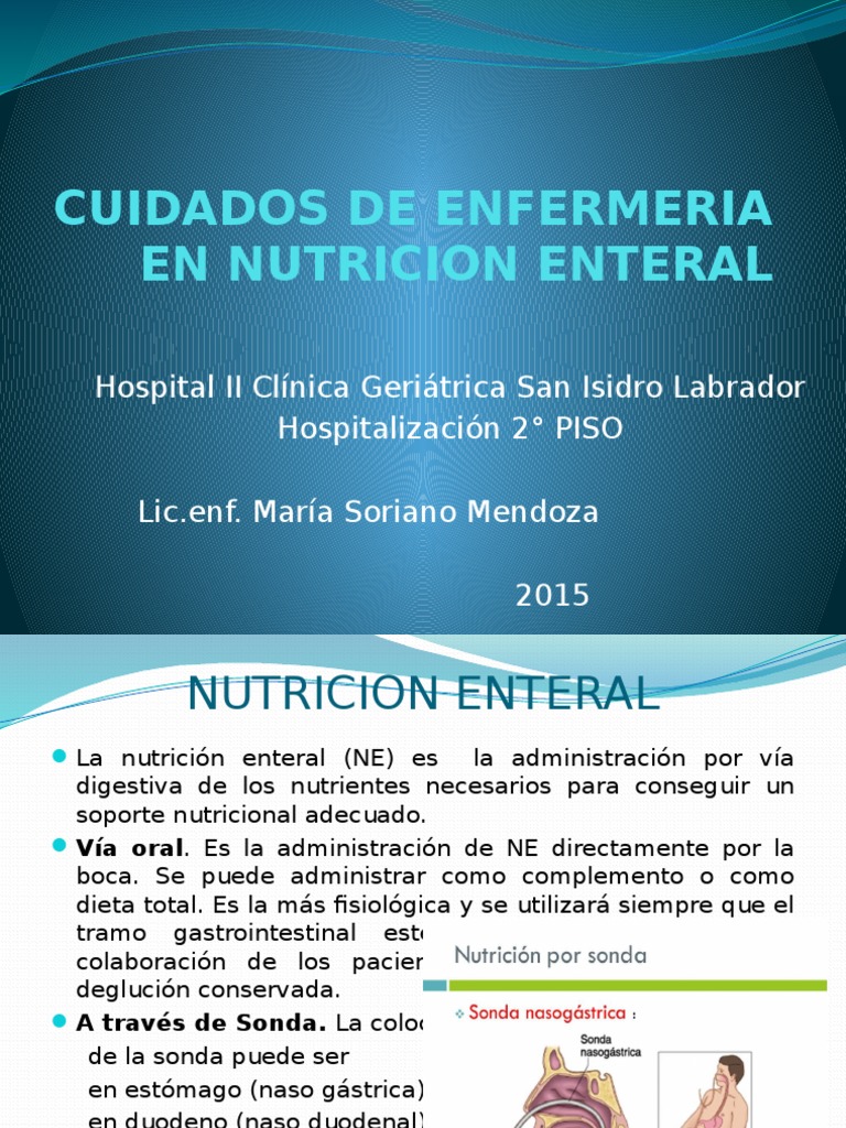 CUIDADOS DE ENFERMERIA EN NUTRICION ENTERAL (1).pptx | Medicamentos con ... CUIDADOS DE ENFERMERIA EN NUTRICION ENTERAL (1).pptx | Medicamentos con ...