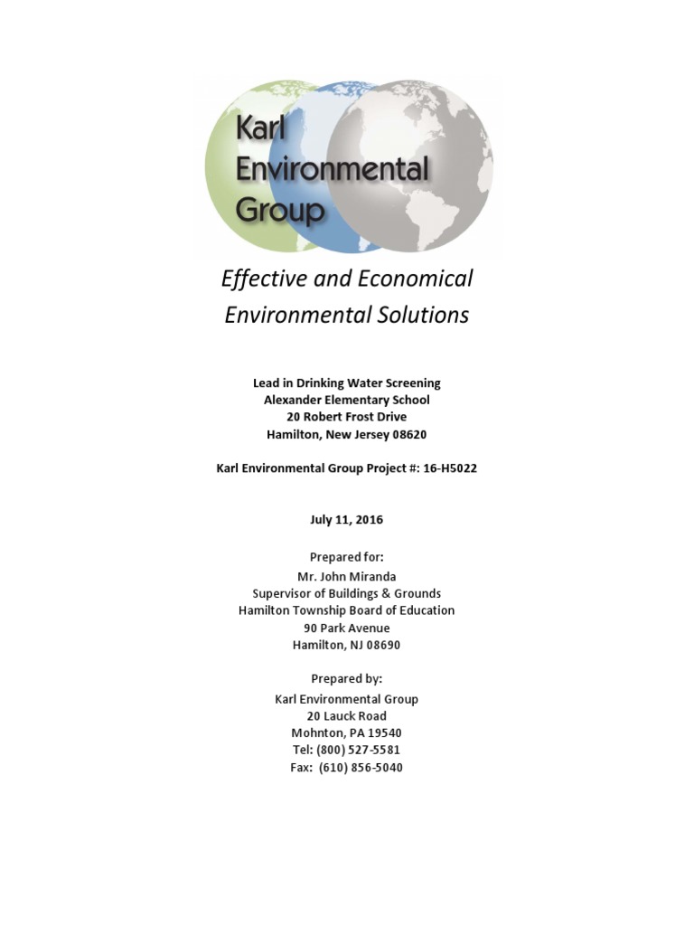 Alex Water | PDF | Drinking Water | Tap Water