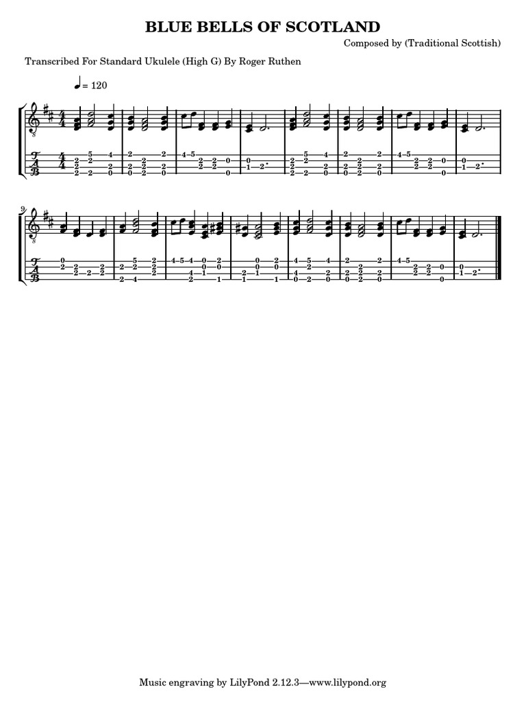 Blue Bells of Scotland | PDF