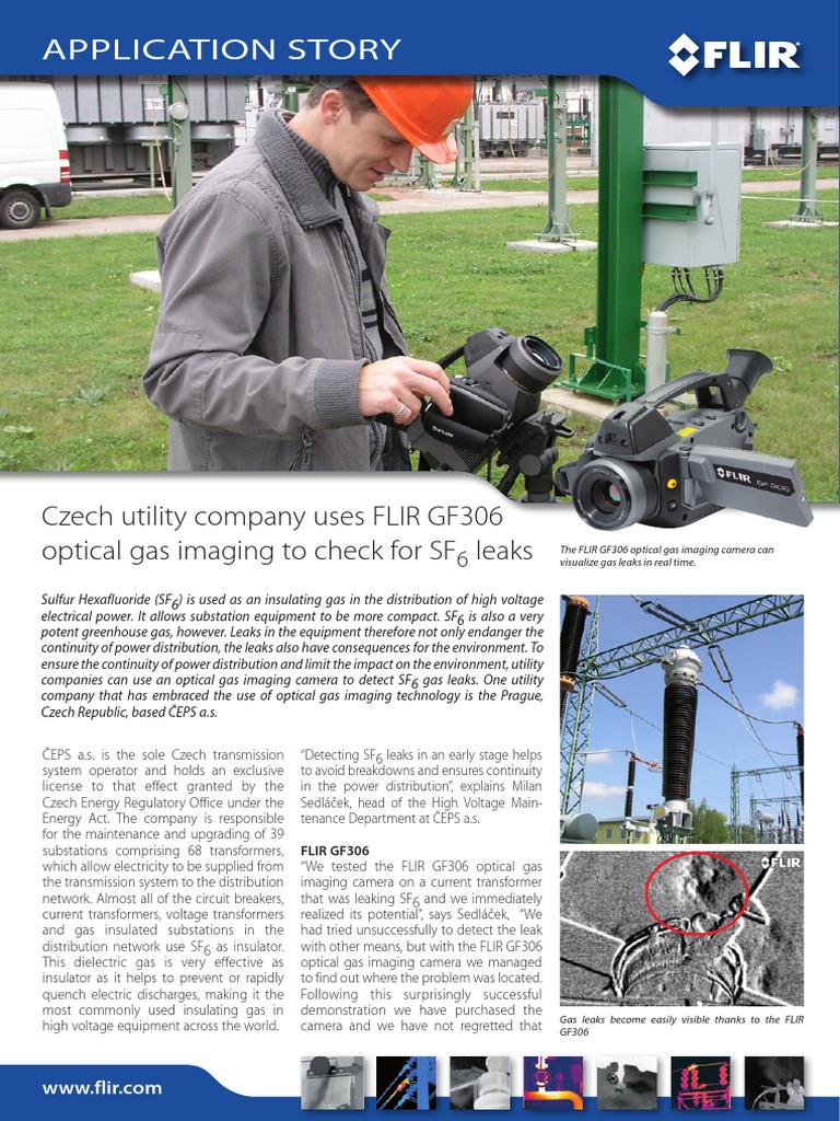 Application Story: Czech Utility Company Uses FLIR GF306 Optical Gas ...