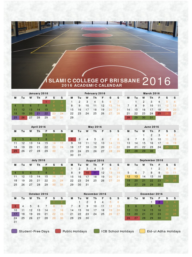 2016 Icb Calendar | PDF