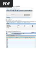 TECO Process Order Steps in SAP | PDF