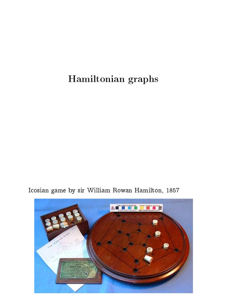 Hamiltonian Graphs | PDF | Mathematical Relations | Discrete Mathematics