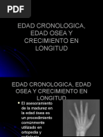 Edad Ósea Radiológica 2 | PDF | Mano | Hueso