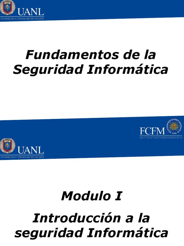 FINAL - Tema 1 Introduccion A La Seguridad Informatica | PDF | La ...
