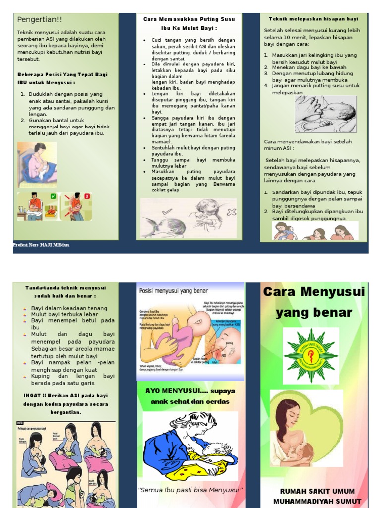 Leaflet Cara Menyusui Yang Benar | PDF