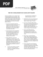 Safety Commitment Pledge for Employees | PDF