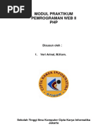 Modul Praktikum Pemrograman Web 1 | PDF