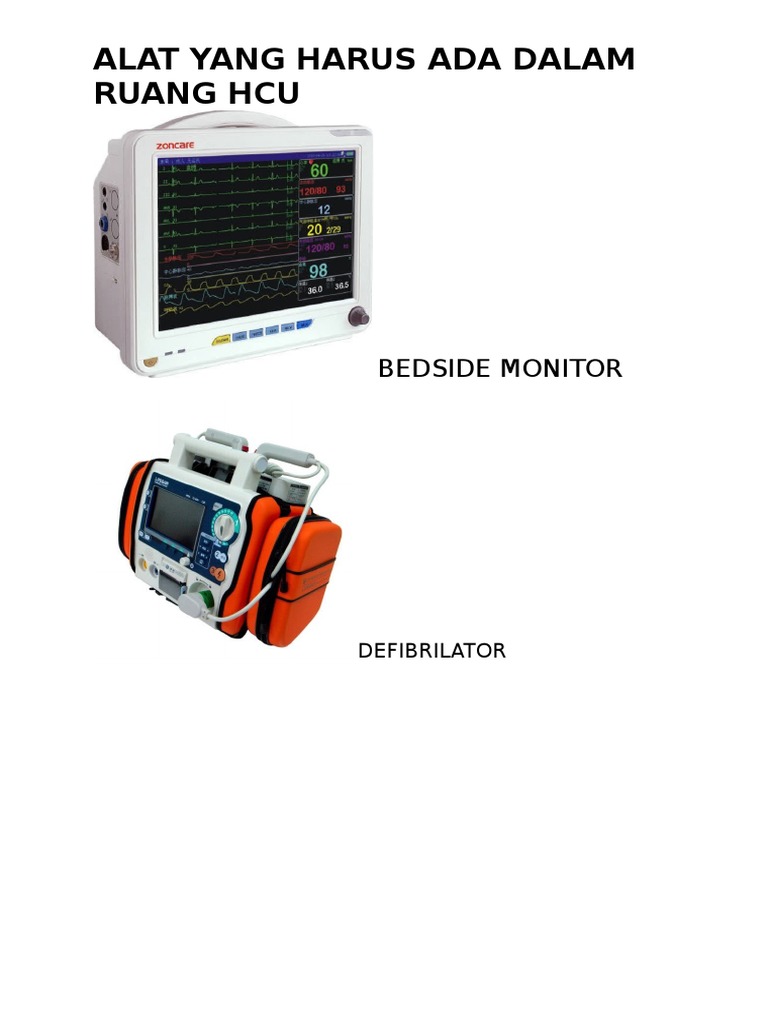 Peralatan Penting di Ruang HCU | PDF