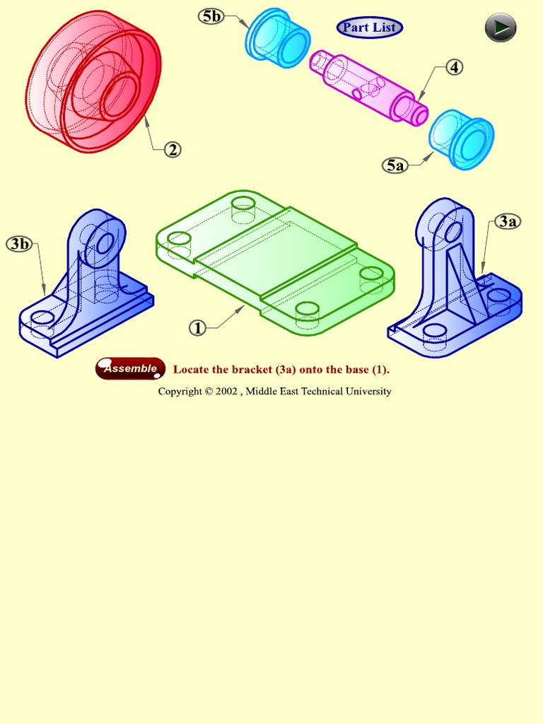 Exploded View of Assembly Drawing PDF | PDF
