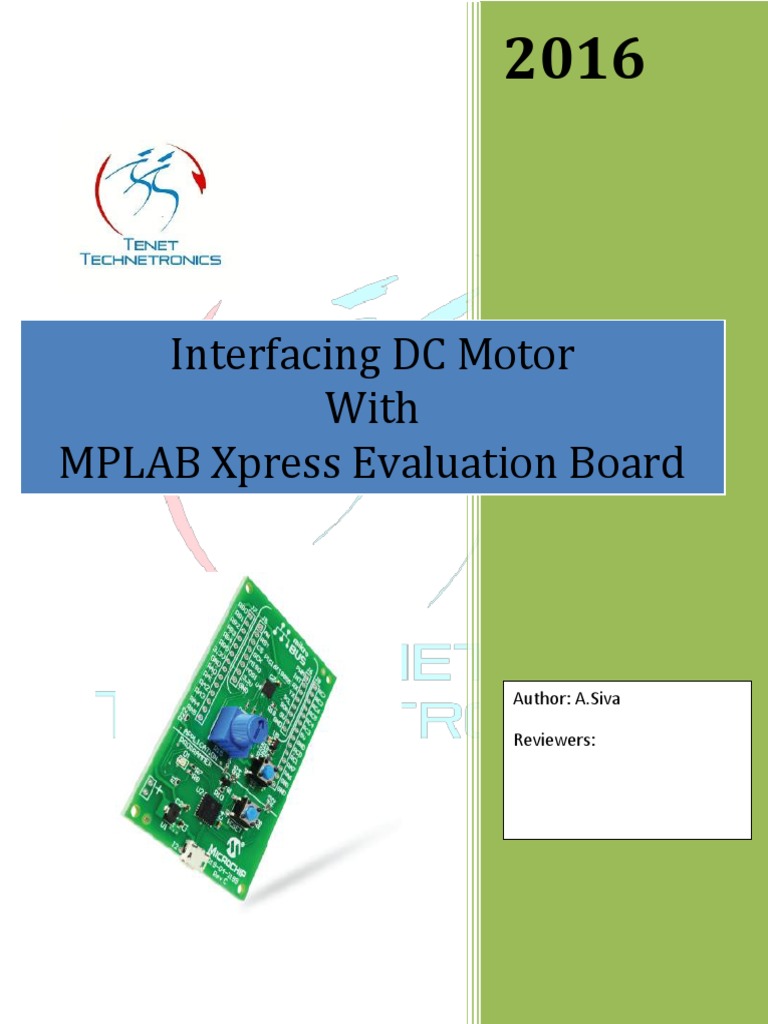 MPLAB Xpress Evaluation Board DC Motor | PDF | Computers