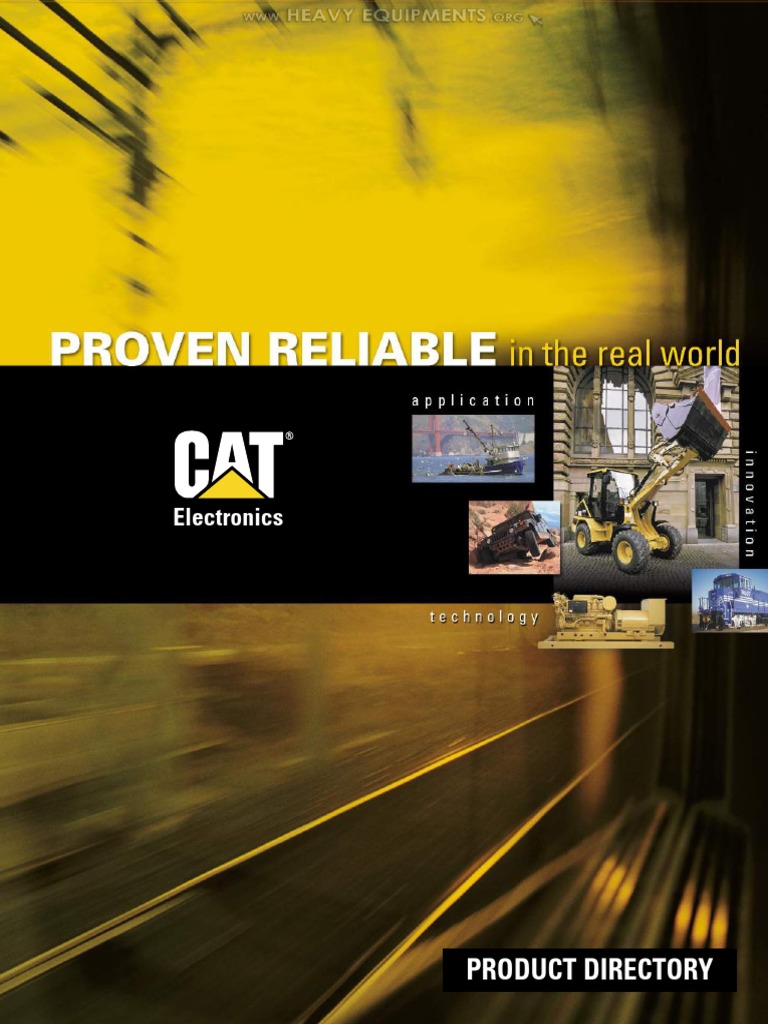 Catalog Caterpillar Electronics Products Control Modules Displays ...