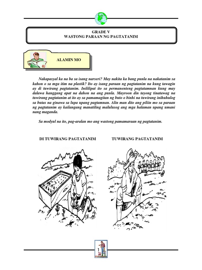 28.wastong Paraan NG Pagtatanim | PDF