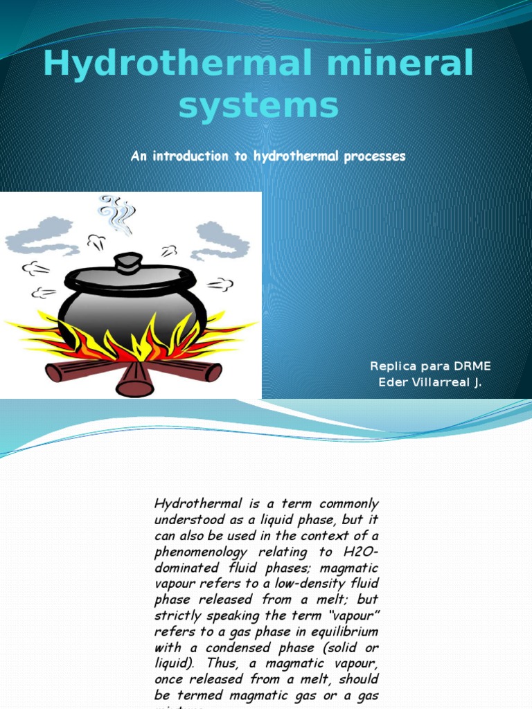 Hydrothermal Processes Overview | PDF