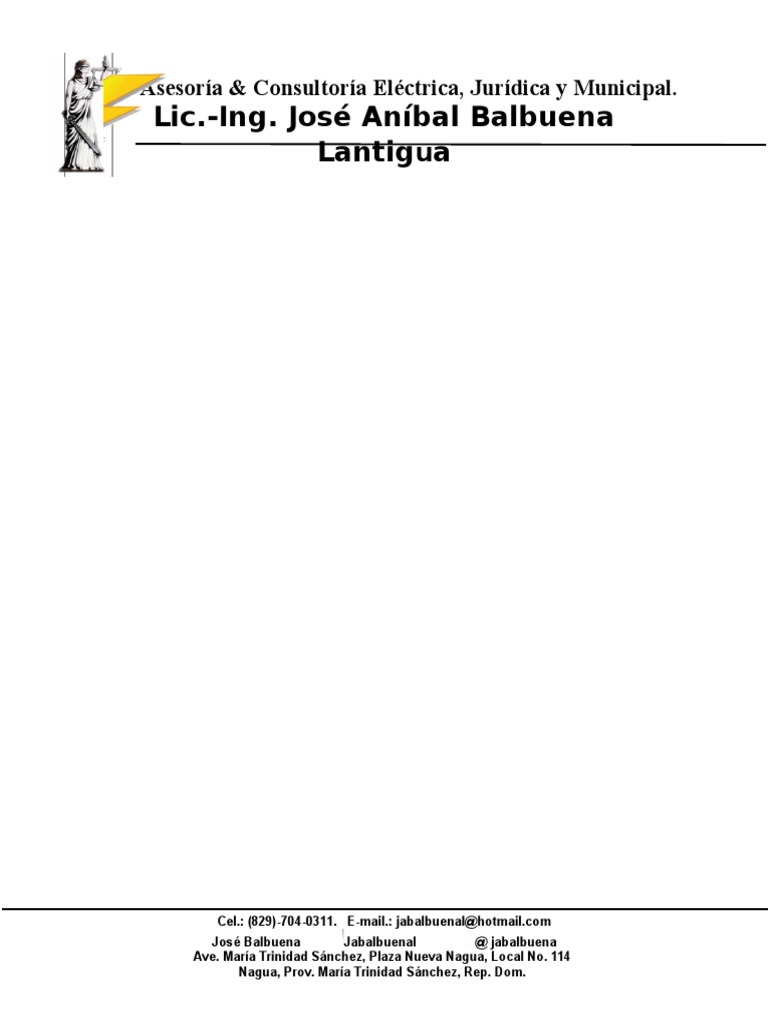Hoja Timbrada Balbuena | PDF