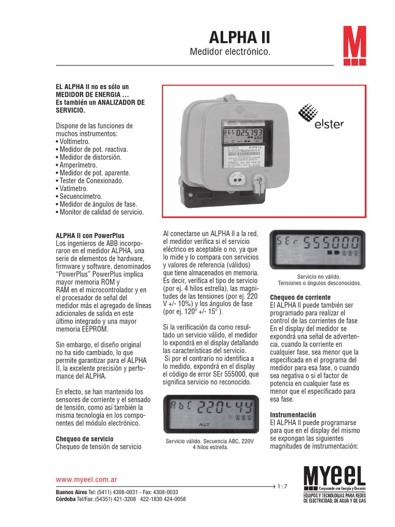 Alpha Ii Pdf Energia Electrica Voltaje