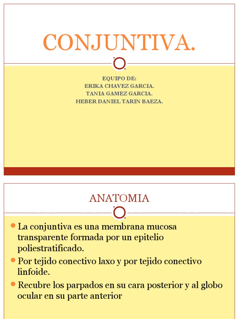 Anatomía y Padecimientos de la Conjuntiva | PDF | Ojo humano | Alergia