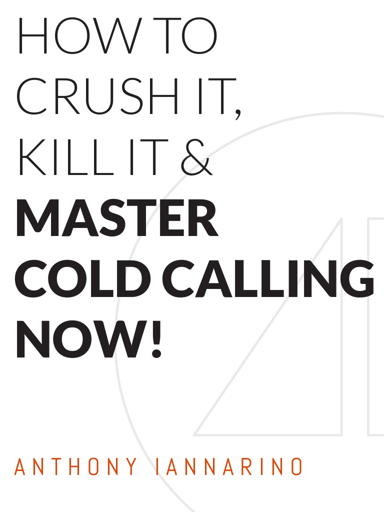 Master Cold Calling Pdf Sales Business
