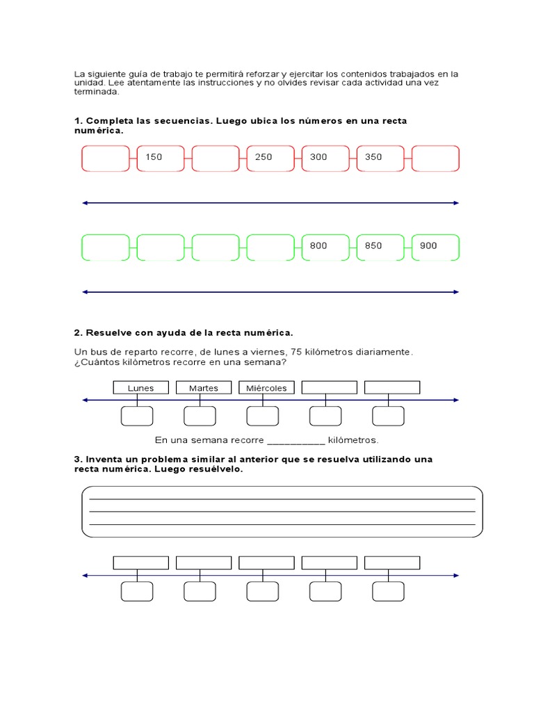 Unidad 1 Numeros de La Familia de Los Miles | PDF | Science | Enseñanza ...
