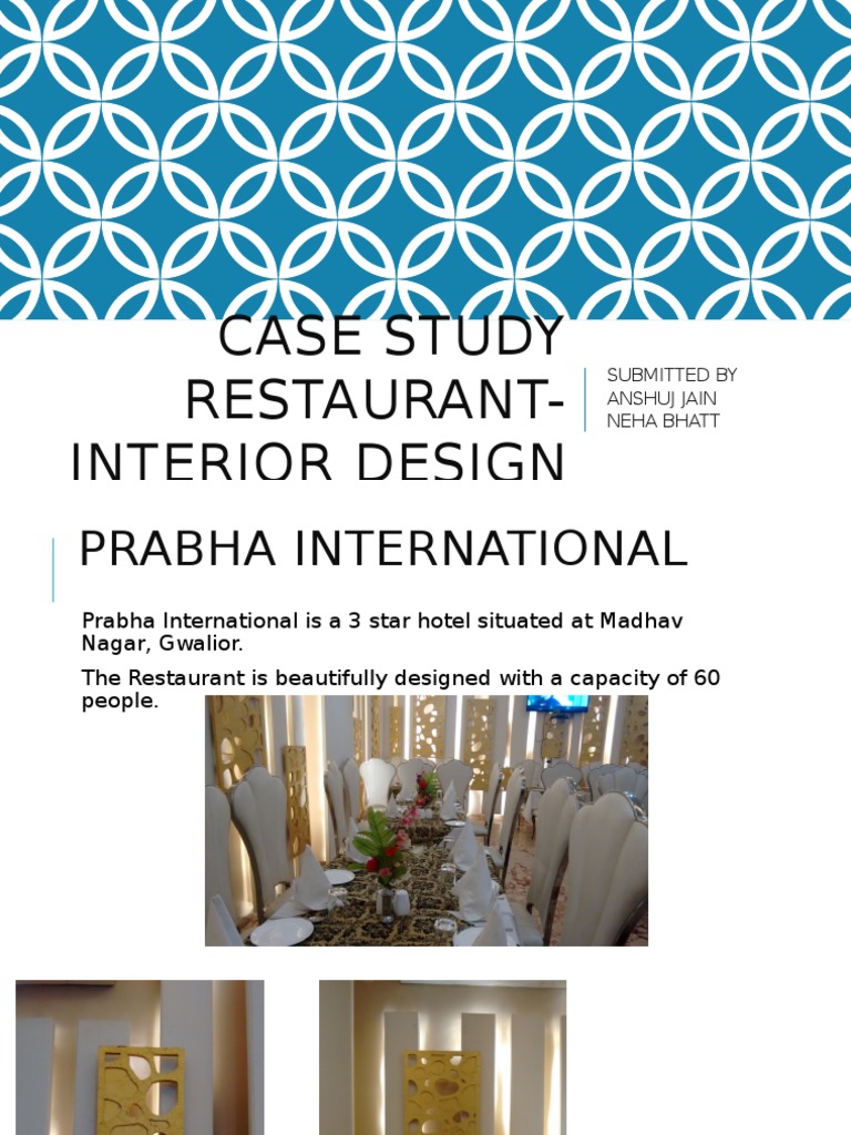 Restaurant Interior Design Case Study | PDF